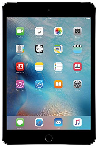 Apple iPad Mini 4, 64GB with Retina Display, Wi-Fi + Cellular, Space Gray (Renewed)