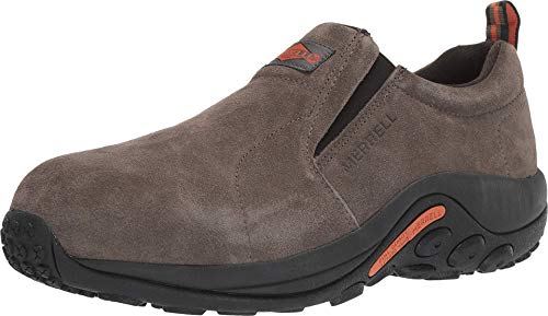 Merrell Men's Jungle Moc Alloy Toe Construction Shoe, Gunsmoke, 13 Wide