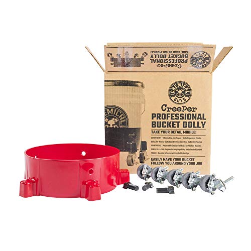 Chemical Guys ‎ACC1001R Creeper Rolling Bucket Dolly for Car Washing, Detailing, Garage & More