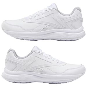 Reebok Women's Walk Ultra 7 DMX Max Shoe, White/Cold Grey/Collegiate Royal, 9.5