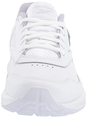 Reebok Women's Walk Ultra 7 DMX Max Shoe, White/Cold Grey/Collegiate Royal, 9.5