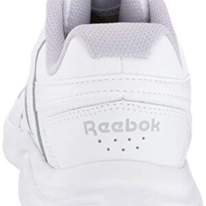 Reebok Women's Walk Ultra 7 DMX Max Shoe, White/Cold Grey/Collegiate Royal, 9.5