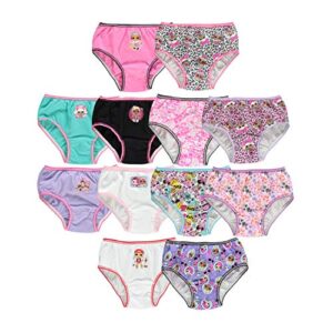 l.o.l. surprise! girls l.o.l. surprise! girls' panties multipack bikini style underwear, lol 12pk in box, 4 us