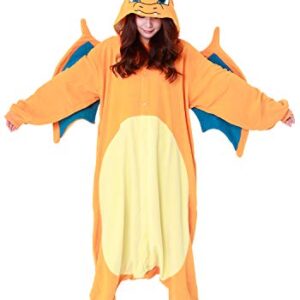 SAZAC Kigurumi - Pokemon - Charizard - Onesie Jumpsuit Halloween Costume Orange