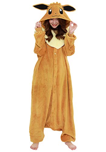 SAZAC Kigurumi - Pokemon - Eevee - Onesie Jumpsuit Halloween Costume