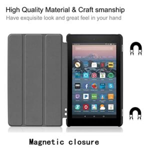 Maomi for Amazon Kindle Fire 7 case 2019/2017 Release 9th/7th Generation - PU Leather Cover with Auto Wake/Sleep (City Night)