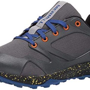 Merrell unisex child Altalight Low Hiking Sneaker, Grey/Orange, 4.5 Big Kid US