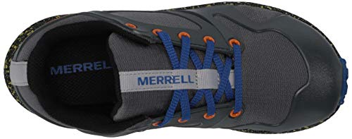 Merrell unisex child Altalight Low Hiking Sneaker, Grey/Orange, 4.5 Big Kid US