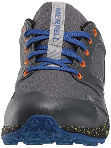 Merrell unisex child Altalight Low Hiking Sneaker, Grey/Orange, 4.5 Big Kid US