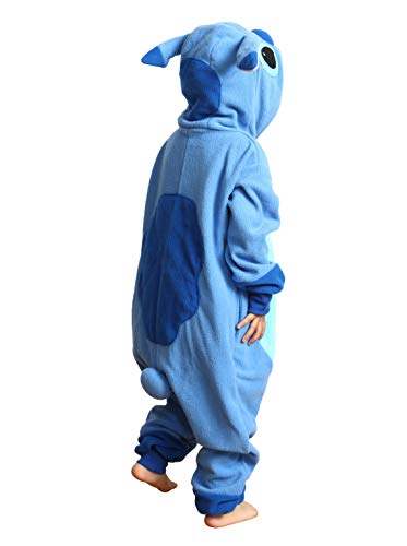 OGU' DEAL Kids Stitch Pajamas Animal Onesie Halloween Costumes One Piece Sleepwear for Boys and Girls