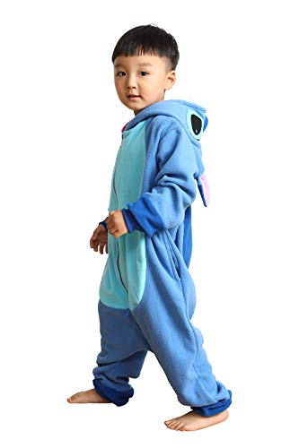 OGU' DEAL Kids Stitch Pajamas Animal Onesie Halloween Costumes One Piece Sleepwear for Boys and Girls