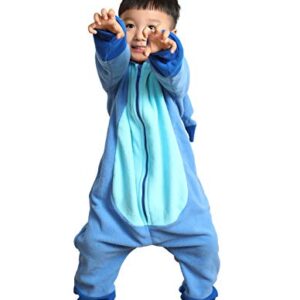 OGU' DEAL Kids Stitch Pajamas Animal Onesie Halloween Costumes One Piece Sleepwear for Boys and Girls