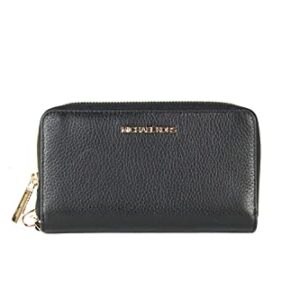 Large Pebbled Leather Smartphone Wristlet