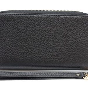 Large Pebbled Leather Smartphone Wristlet