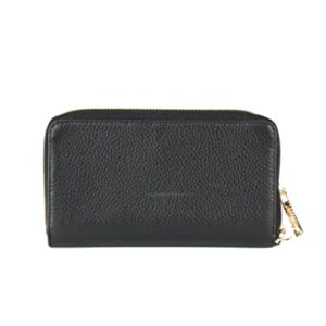 Large Pebbled Leather Smartphone Wristlet