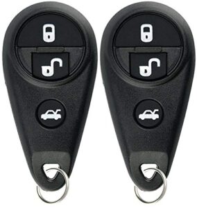 keylessoption keyless entry remote car key fob for subaru forester outback legacy impreza wrx cwtwb1u819 (pack of 2)