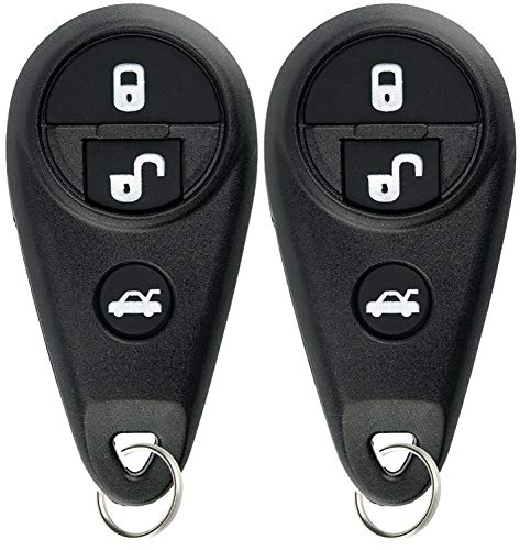 KeylessOption Keyless Entry Remote Car Key Fob for Subaru Forester Outback Legacy Impreza WRX CWTWB1U819 (Pack of 2)