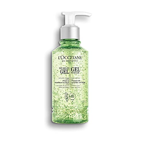 L’Occitane Gel-to-Foam Facial Cleanser, 6.7 Fl Oz