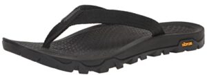 merrell mens breakwater flip sandal, black, 10 us