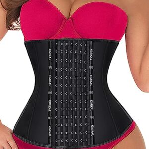 KIMIKAL Corset Waist Trainer for Women Waist Cincher Shapewear Fajas Colombianas Waist Trimmer Tummy Control Steel Bones Tops Bustiers Body Shaper