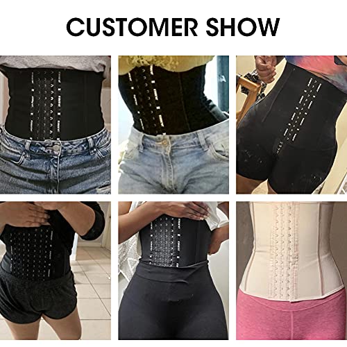 KIMIKAL Corset Waist Trainer for Women Waist Cincher Shapewear Fajas Colombianas Waist Trimmer Tummy Control Steel Bones Tops Bustiers Body Shaper