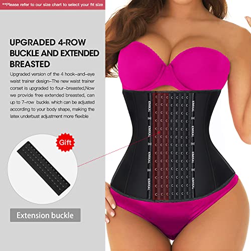 KIMIKAL Corset Waist Trainer for Women Waist Cincher Shapewear Fajas Colombianas Waist Trimmer Tummy Control Steel Bones Tops Bustiers Body Shaper