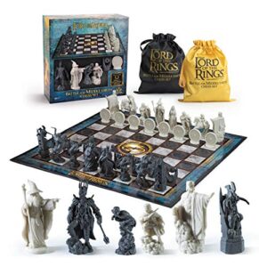 the noble collection the lord of the rings - chess set: battle for middle-earth,black