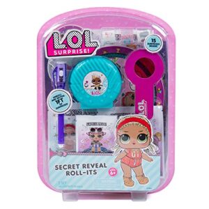 l.o.l. surprise! secret reveal roll-its by horizon group usa,unbag to reveal surprises.diy activity kit includes secret decoder,black light pen,surprise reveal sheets,scratch art & more.