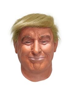 leka neil donald trump realistic celebrity masks latex costume for adults american campaigner mask great halloween costume accessory adult size orange