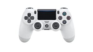 sony playstation dualshock 4 controller - glacier white (renewed)