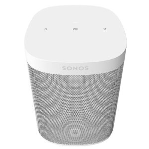 sonos one sl. the powerful microphone-free speaker for music and more (white)