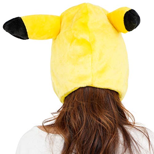 SAZAC Kigurumi Hat - Pokemon - Pikachu - Cozy Costume Beanie Cap - Adult Size