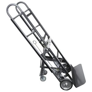 uscc appliance truck - steel hand truck - heavy duty 1,000-1,200 pound capacity - appliance hand dolly with single auto recoil system - heavy duty hand truck - appliance dolly with kickback wheels