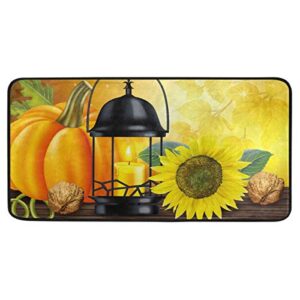 agona anti fatigue kitchen mat thanksgiving floral sunflower pumpkin candle christmas kitchen rugs non slip standing mats decorative absorbent floor mat bath rug runner area rug carpet door mat indoor