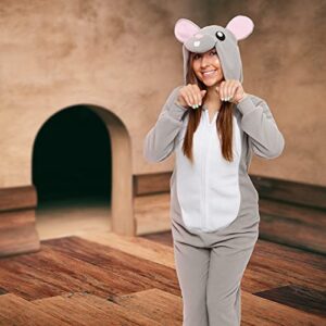 Slim Fit Adult Onesie - Animal Halloween Costume - Plush Fruit One Piece Cosplay Suit for Women and Men by FUNZIEZ!