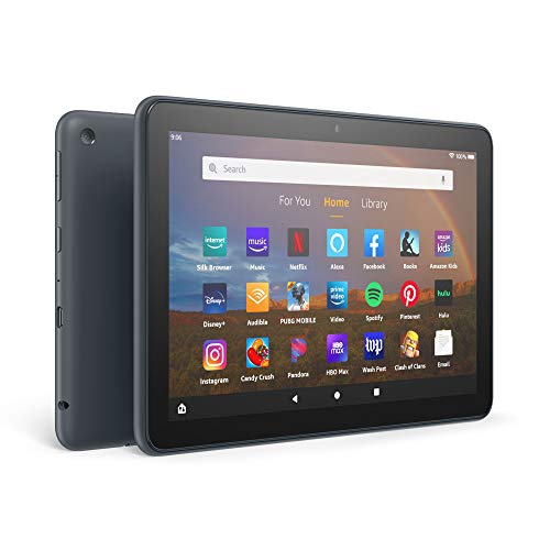 Certified Refurbished Fire HD 8 Plus tablet, HD display, 64 GB, (2020 release), our best 8" tablet for portable entertainment, Slate