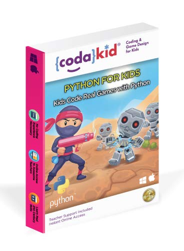 Code Python, Award-Winning STEM Courses, Coding for Kids, Ages 10+ with Online Mentoring Assistance, Learn Computer Programming and Code Amazing Games with Python (PC & Mac) (Box Art Varies)