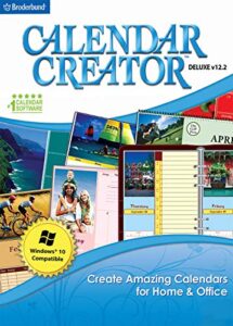 calendar creator deluxe v12.2 [pc download]