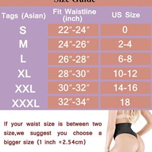 Jenbou Thong Shapewear Tummy Control Panties Body Shaper for Women Butt Lifter Waist Trainer Seamless Slimmer Panty Nude