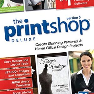 The Print Shop Deluxe 5.0 - Creative Design Suite for home and small business [PC Download]