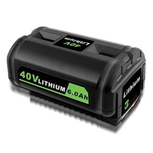 advnovo 40v 6000mah lithium-ion battery replacement for ryobi 40-volt collection cordless power tools op4040 op4026 op4030 op4050 op4060a compatible with ryobi 40v battery