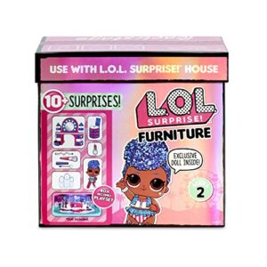 L.O.L. Surprise! Furniture Backstage with Independent Queen & 10+ Surprises