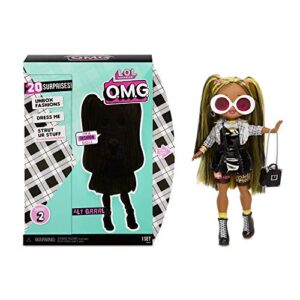 l.o.l. surprise! o.m.g. alt grrrl fashion doll with 20 surprises,multicolor