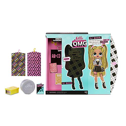 L.O.L. Surprise! O.M.G. Alt Grrrl Fashion Doll with 20 Surprises,Multicolor