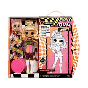 L.O.L. Surprise! O.M.G. Lights Speedster Fashion Doll with 15 Surprises, Multicolor