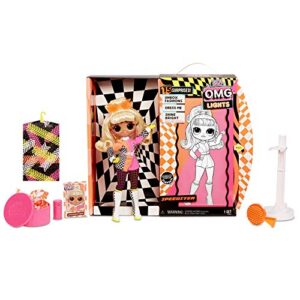 L.O.L. Surprise! O.M.G. Lights Speedster Fashion Doll with 15 Surprises, Multicolor