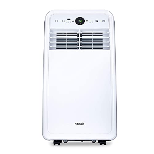 Newair Portable Air Conditioner & Dehumidifier | 8,000 BTU | Compact White Portable AC | Portable Fan With 3 Cooling Modes Window Air Conditioner | Small A/C Swamp Cooler With Remote