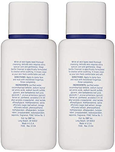 Obagi Nu-Derm Gentle Cleanser, 6.7 Fl Oz Pack of 2