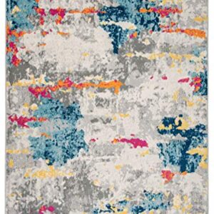 Rugshop Sky Collection Transitional Abstract Area Rug 7'10" x 10' Multi