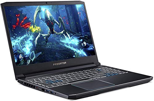 Acer Predator Helios 300 Gaming Laptop, Intel Core i7-9750H, GeForce RTX 2060, 15.6" Full HD 144Hz Display, 3ms Response Time, 16GB DDR4, 512GB PCIe NVMe SSD, RGB Backlit Keyboard, PH315-52-75DE,Black